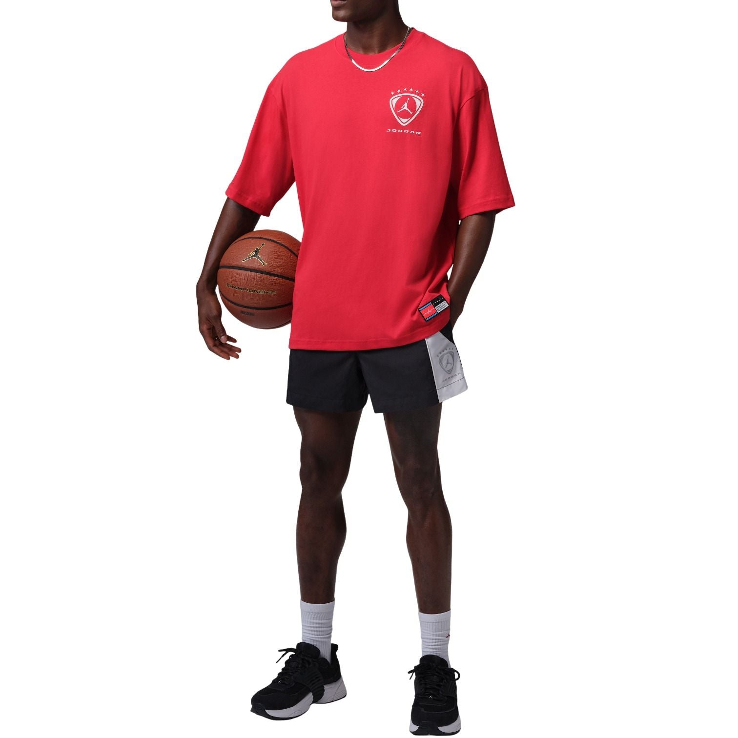 JORDAN jordan brooklyn t-shirt 'university red white'